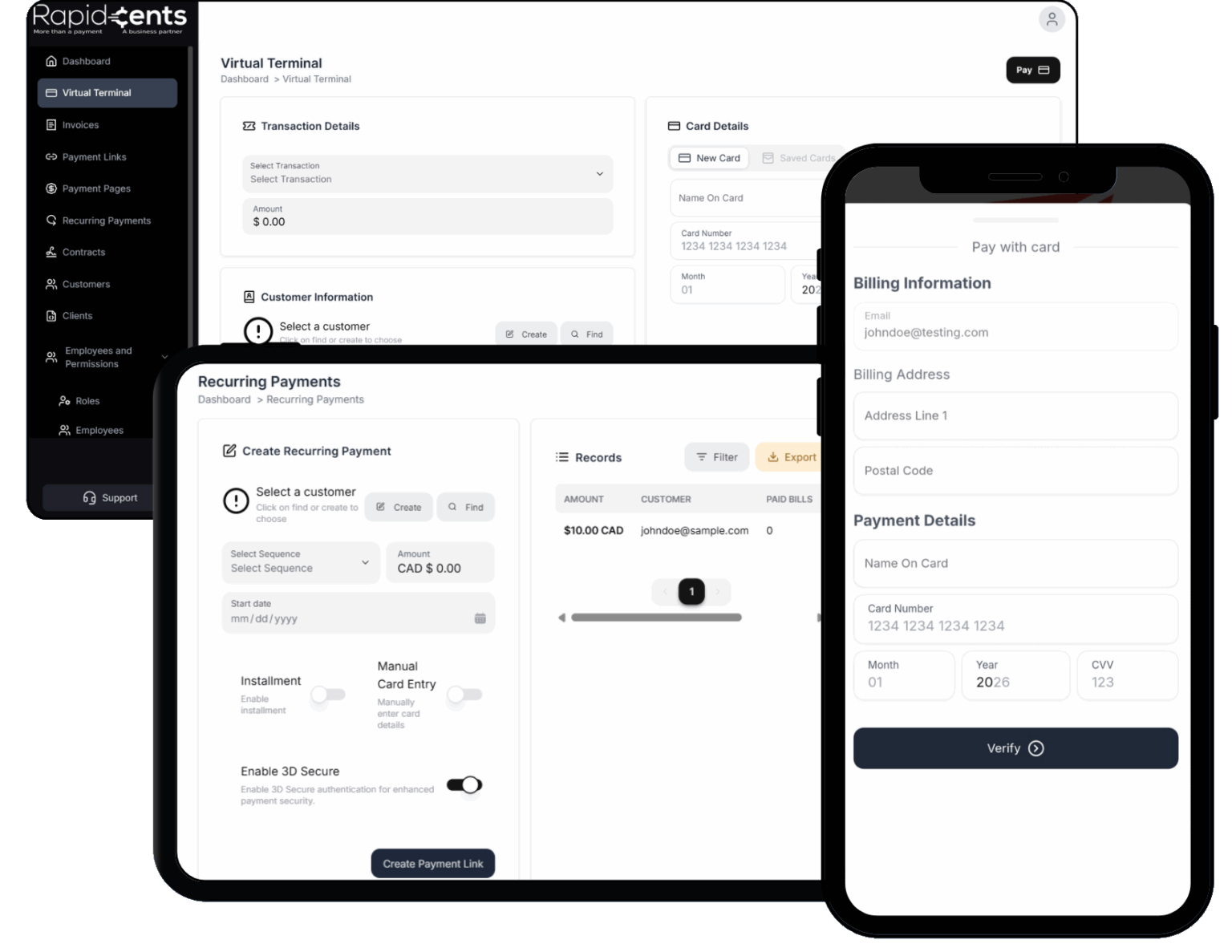 Customized Payment Solutions For Your Business | RapidCents